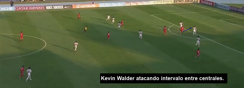 Kevin Walder sobresale ante México
