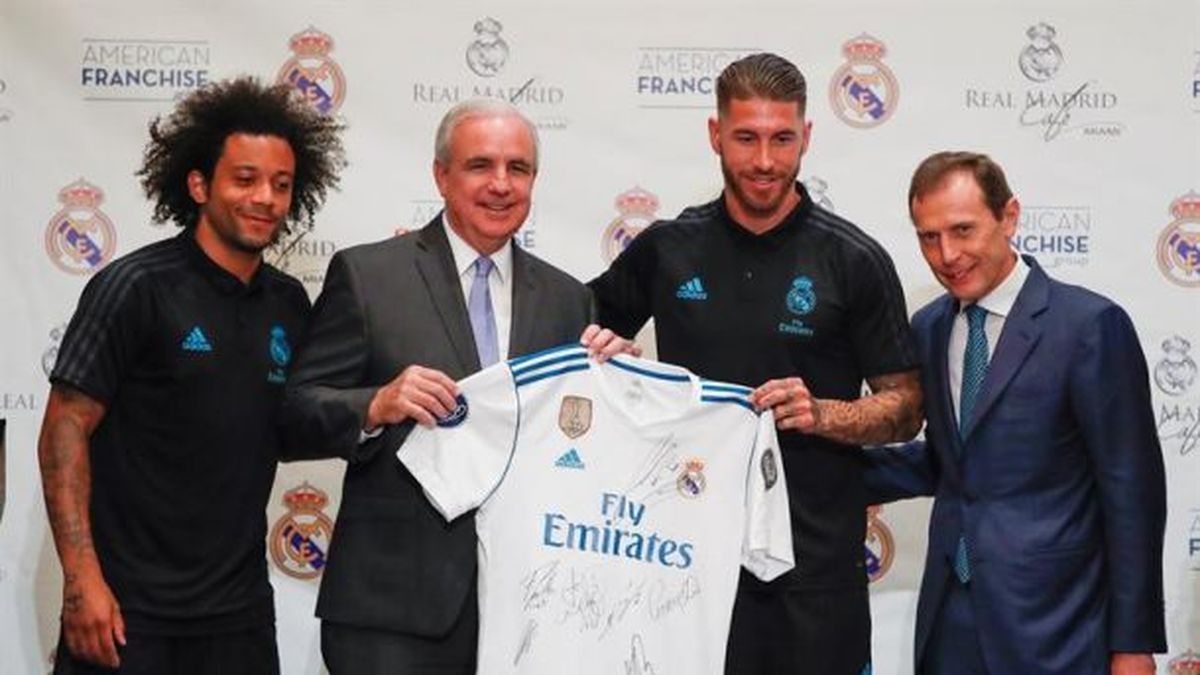 Real Madrid presenta su café temático en Miami con siete de sus jugadores