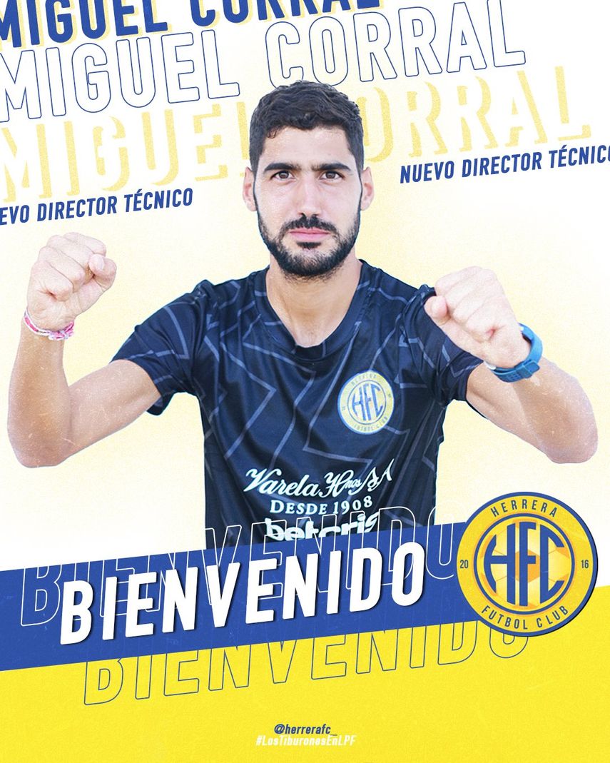 Herrera FC le da la confianza a Miguel Corral como DT