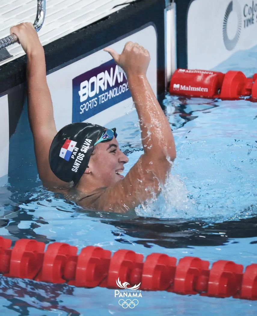 Emily Santos impone récord nacional en los 100 m pecho